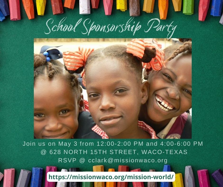Sponsorship Party - Mission Waco